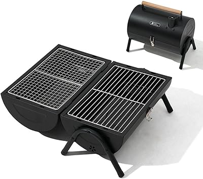 Amazon.com: VEVOR Portable Charcoal Grill 23 inch, Small Barbecue Grill Folding BBQ Grills ...