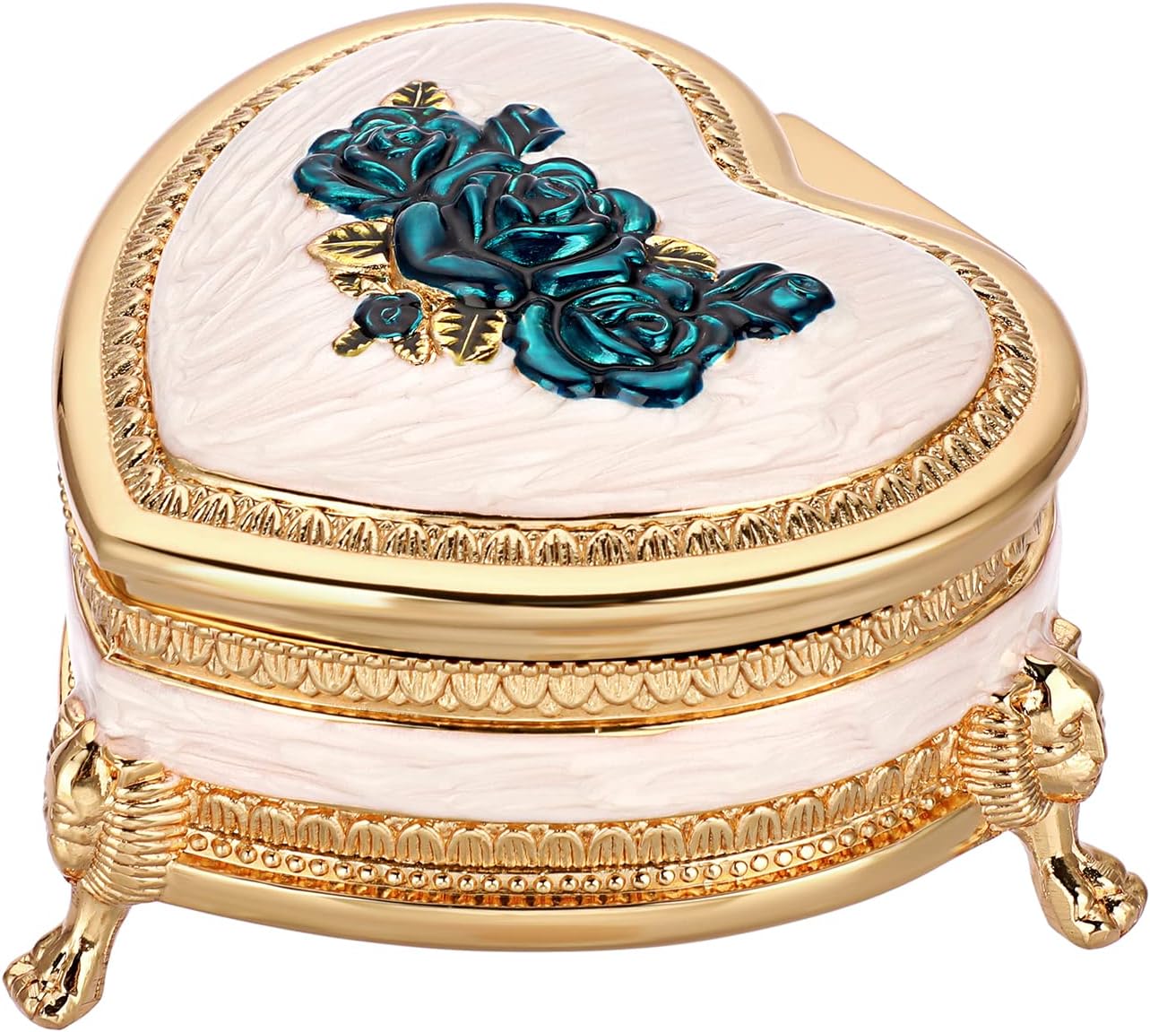 Amazon.com: Hipiwe Vintage Jewelry Box with 2 Layer Jewelry Tray, X ...