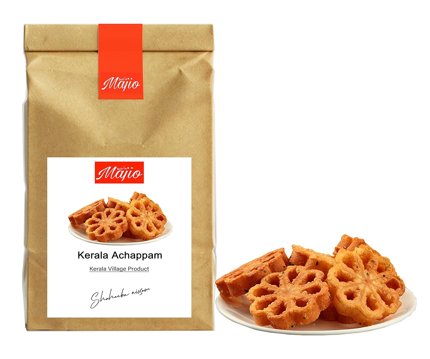 Majio Kerala Traditional Achappam Snack - Pack of 350g (16 Pieces ...