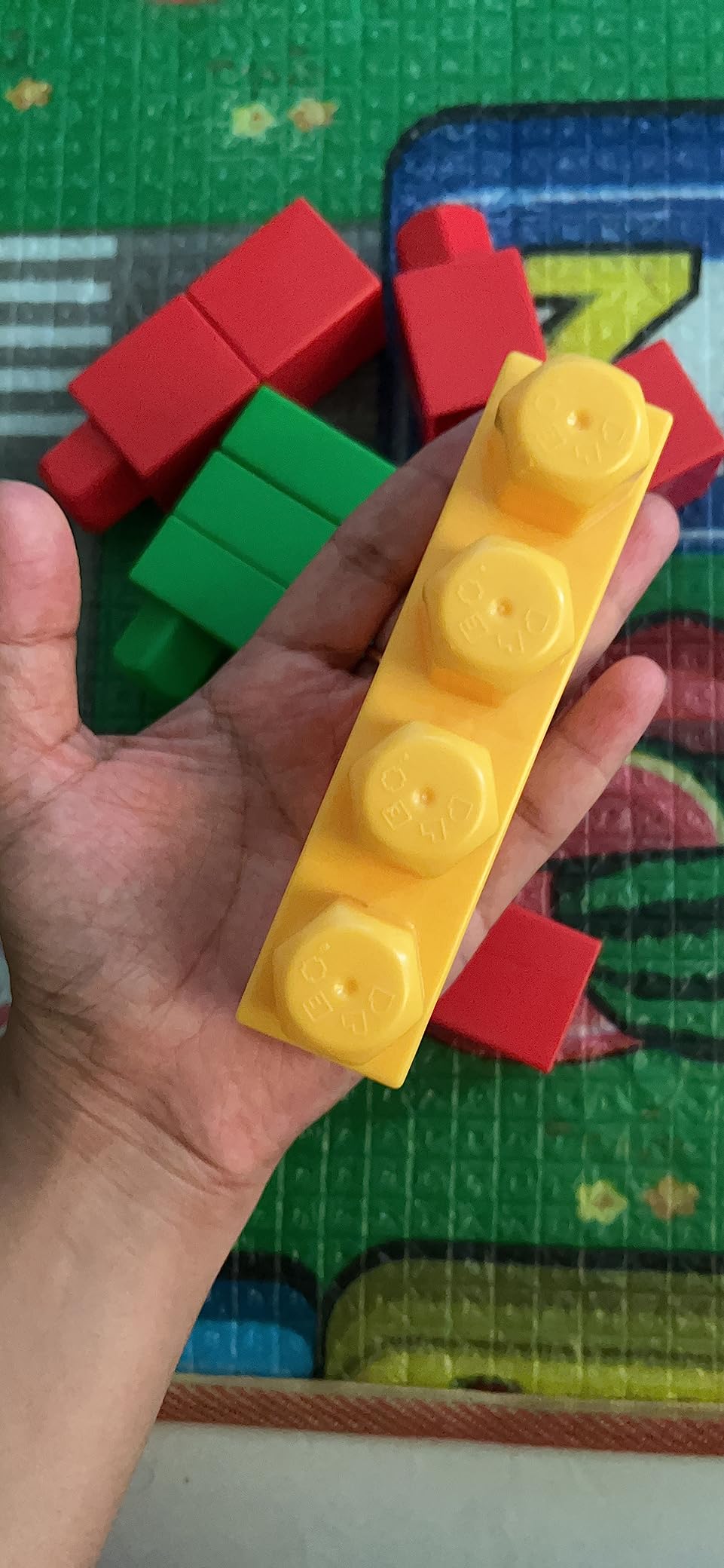 Plex 60 Pcs Building Blocks for Kids -Pink Bag (Age- 1+ Years), Toys ...