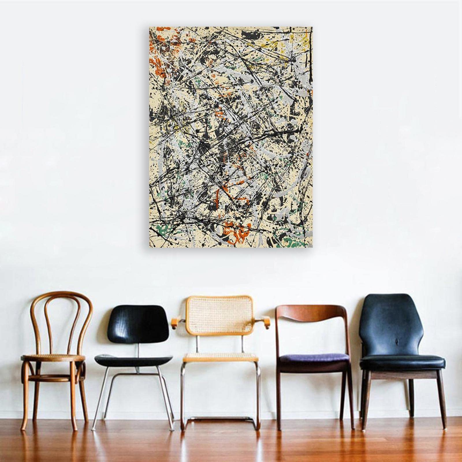 Jackson Pollock 936092 936100 Totem Lesson 2 (1945) By Jackson Pollock