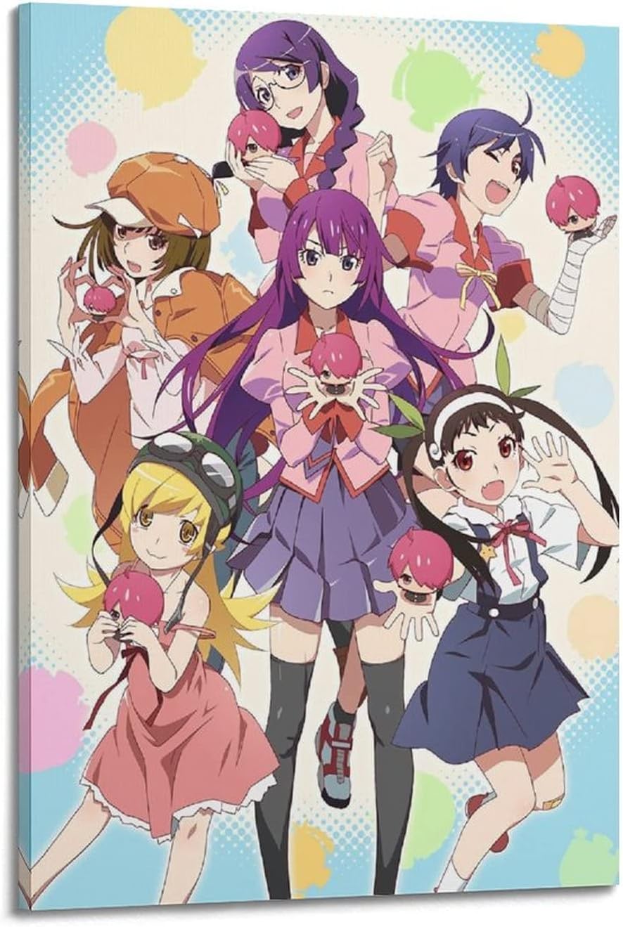 Amazon.com: Anime Bakemonogatari Monogatari Senjougahara Hitagi Oshino ...