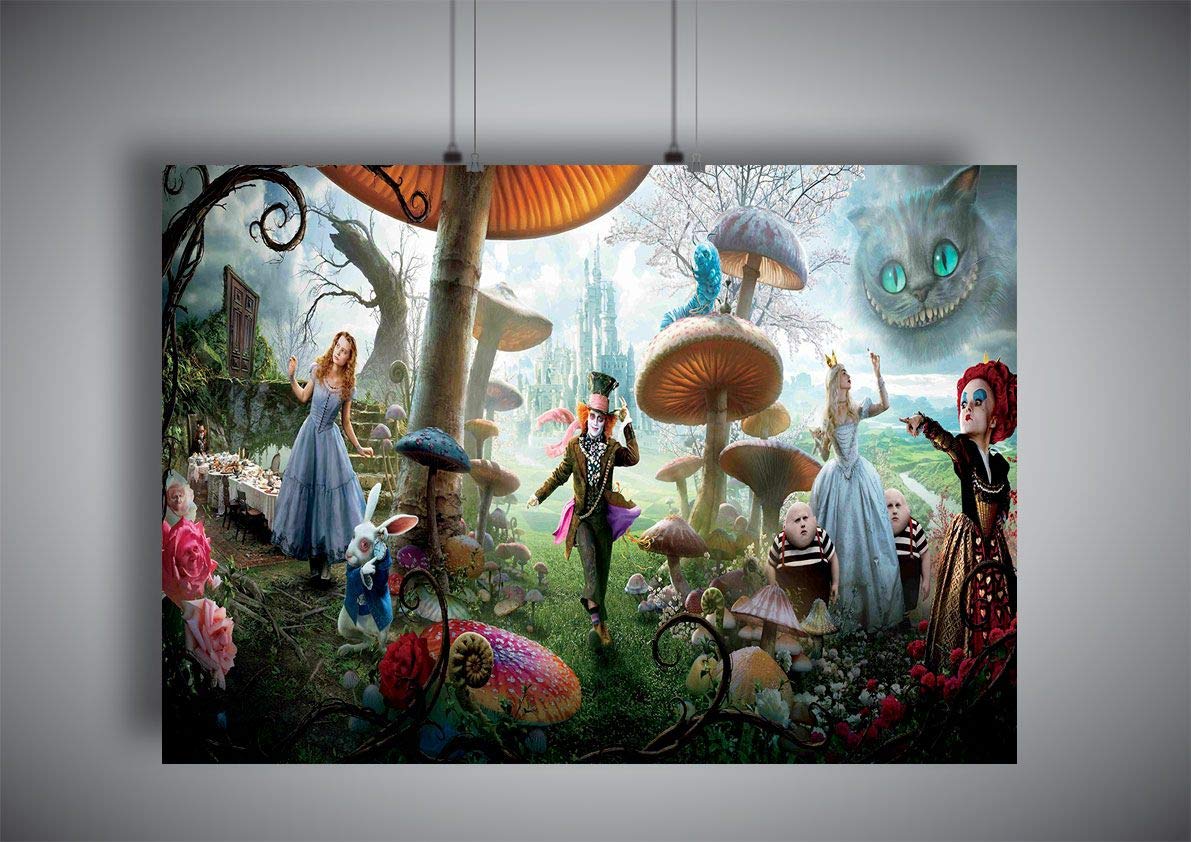 Alice In Wonderland Tim Burton Poster