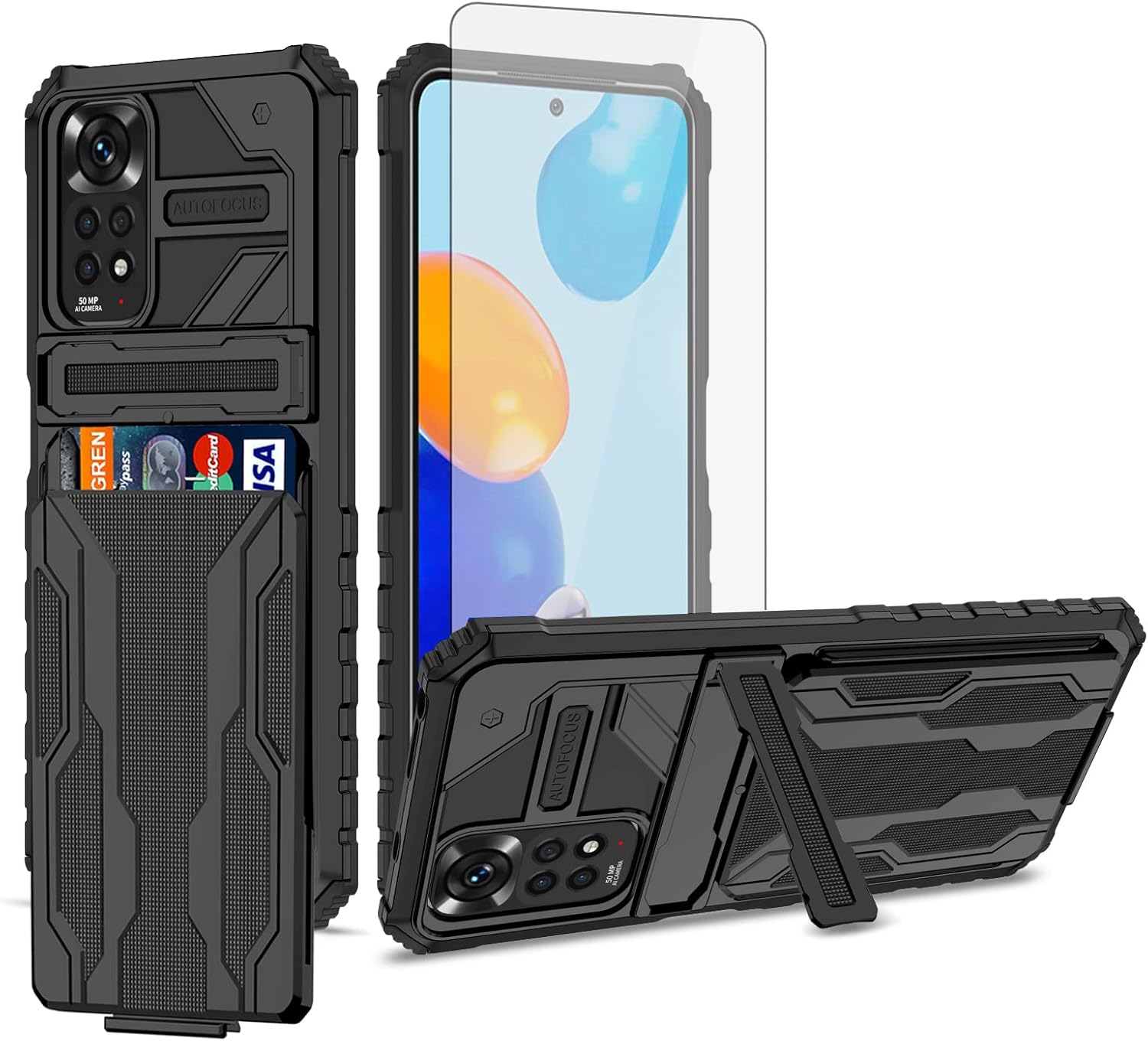 Amazon.com: Asuwish Phone Case for Xiaomi Redmi Note 11S/11 4G with ...