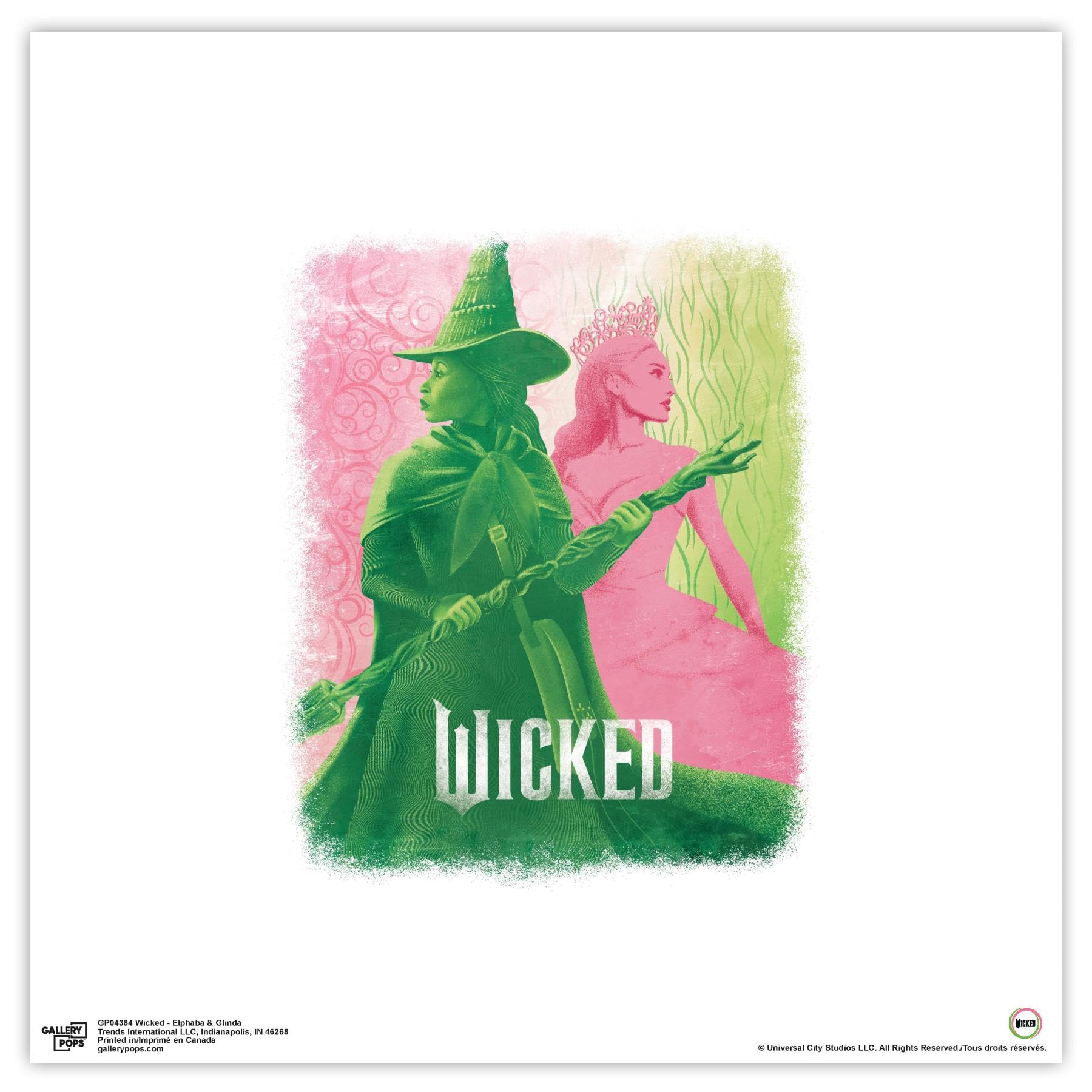 Amazon.com: Trends International Gallery Pops Wicked - Elphaba & Glinda ...
