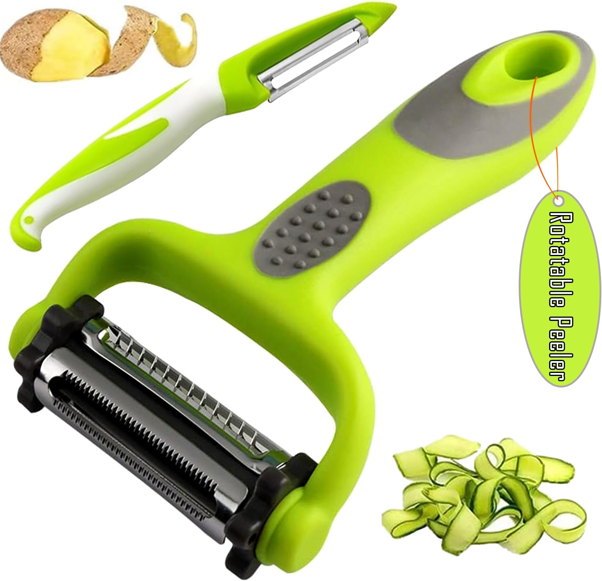 Amazon.com: 3-In-1 Vegetable Peeler - Apple Potato Peelers for Kitchen ...