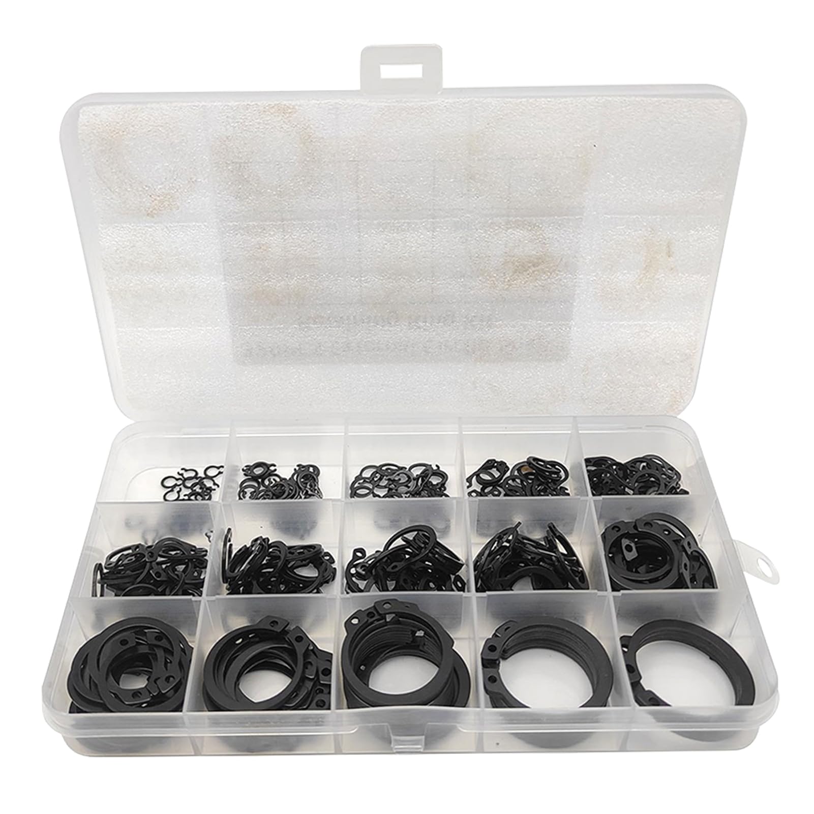 320 Pcs Circlips, Circlips Set,C-Clips Assortment Set 15 Sizes ...