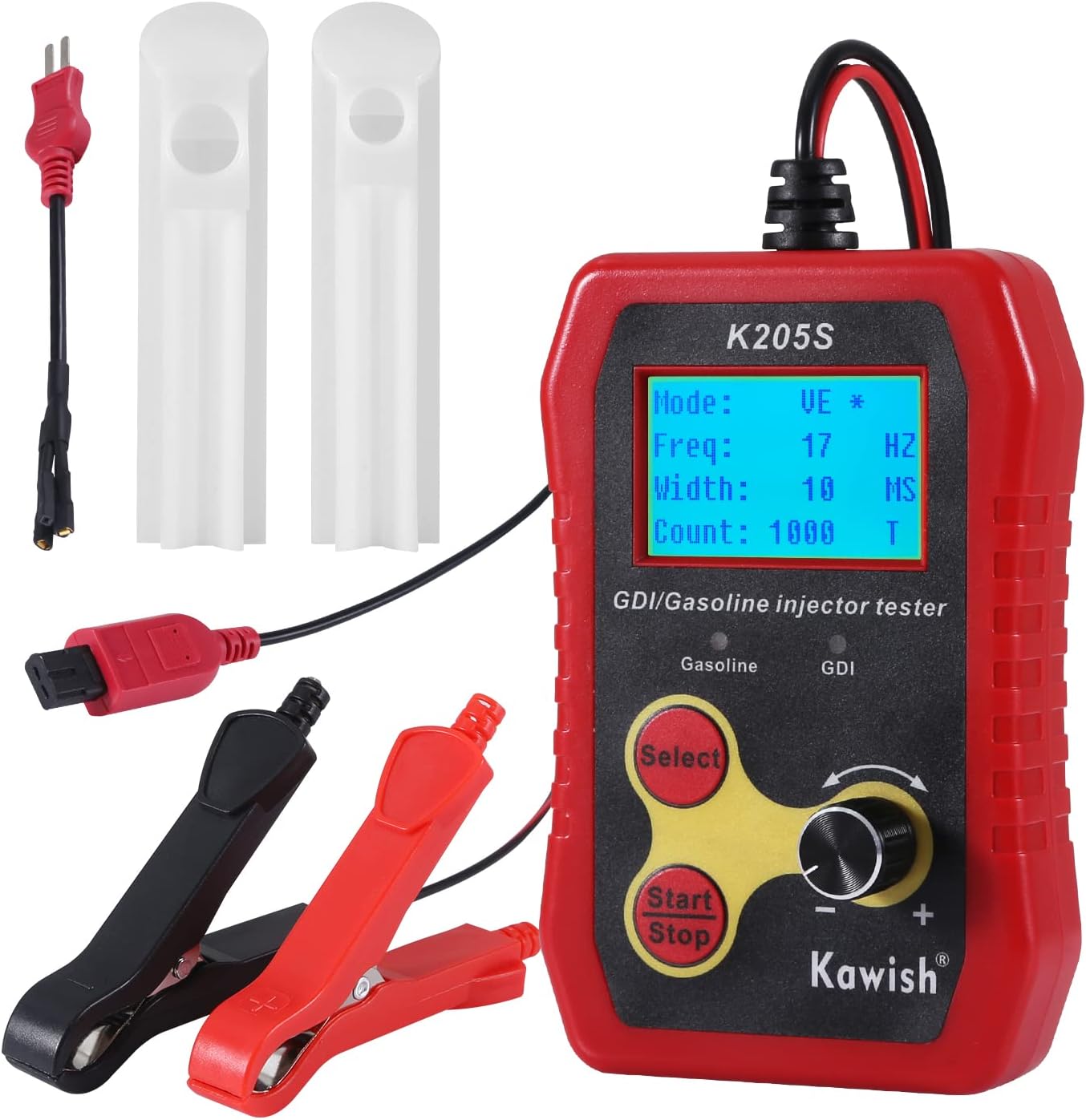Amazon.com: KAWISH Fuel Injector Tester Kit, Automotive GDI Injector ...