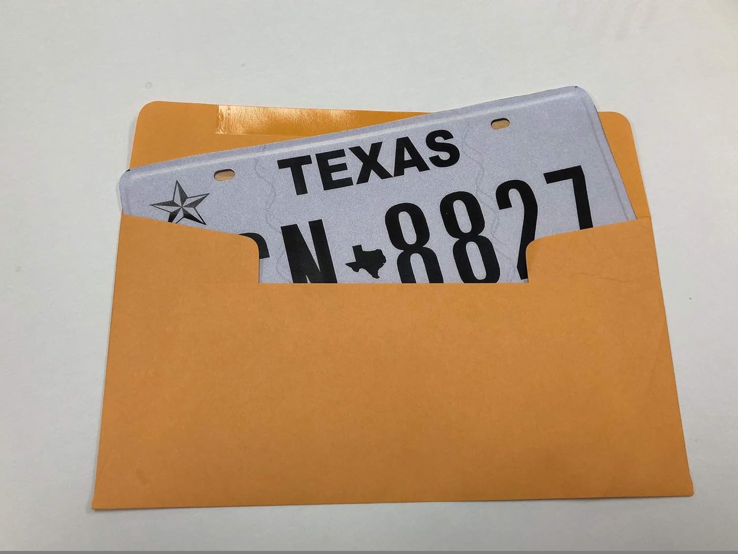 Amazon.com : License Plate Envelopes, (Moist & Seal) - Pack of 25 ...