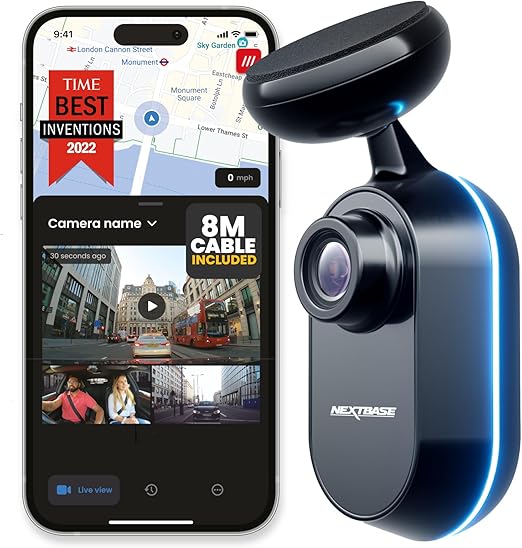 Amazon.com: NEXTBASE iQ Rear Window Dash Camera, Rear View Dash Cam ...