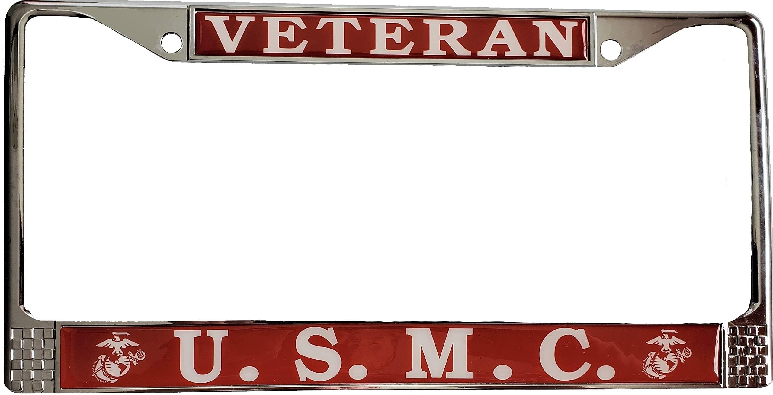 Amazon.com: Officially Licensed Marine Corps USMC Car License Plate ...