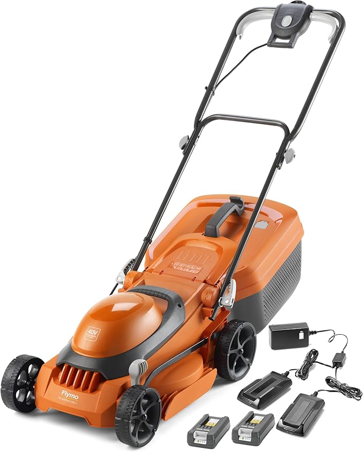 Flymo SimpliStore 340 Li Cordless Lawn Mower - 40V, 30cm Cutting Width ...