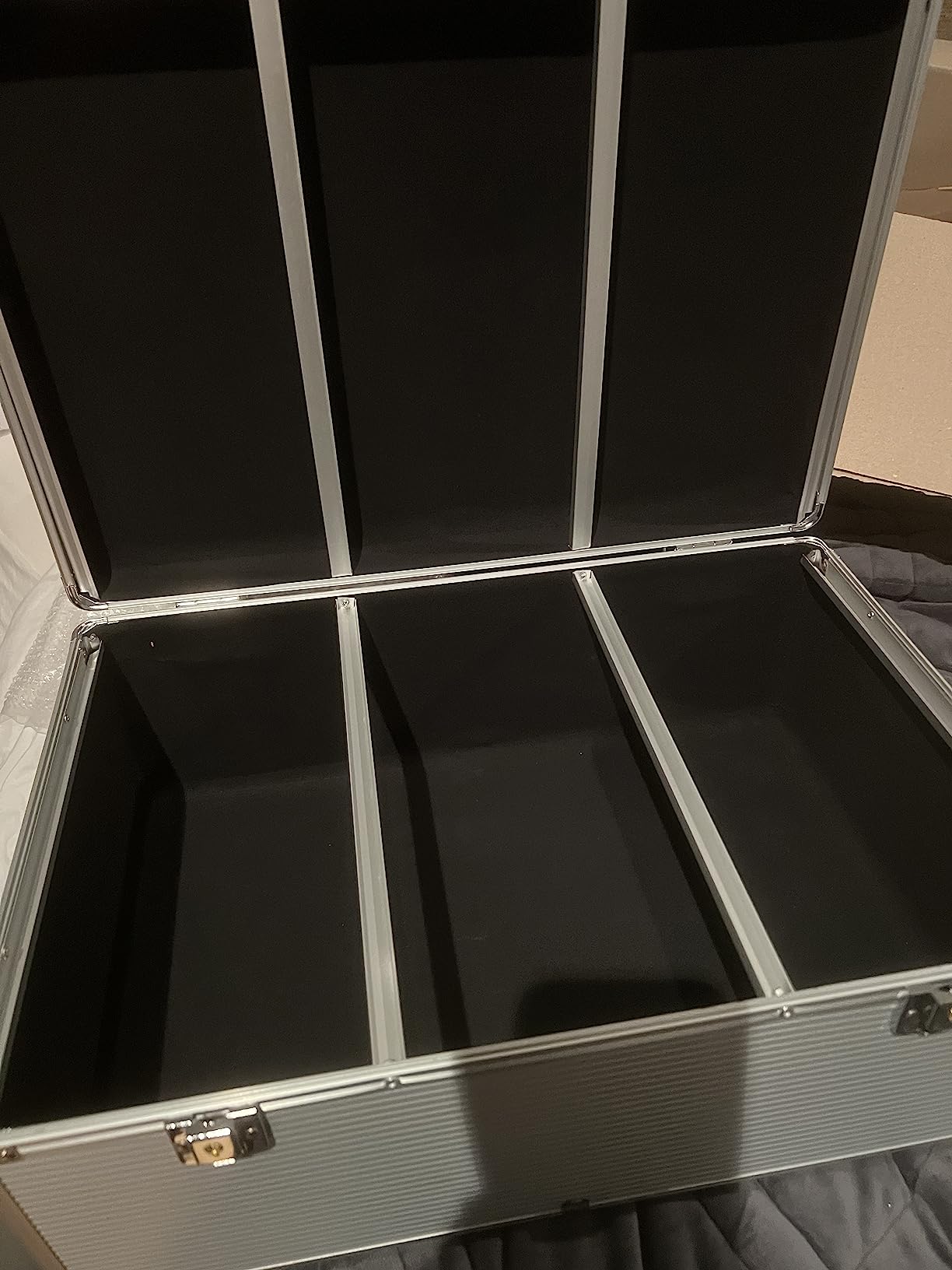 Ekkio Aluminium CD Case up to 510 Discs Storage, Aluminum Alloy Frame ...