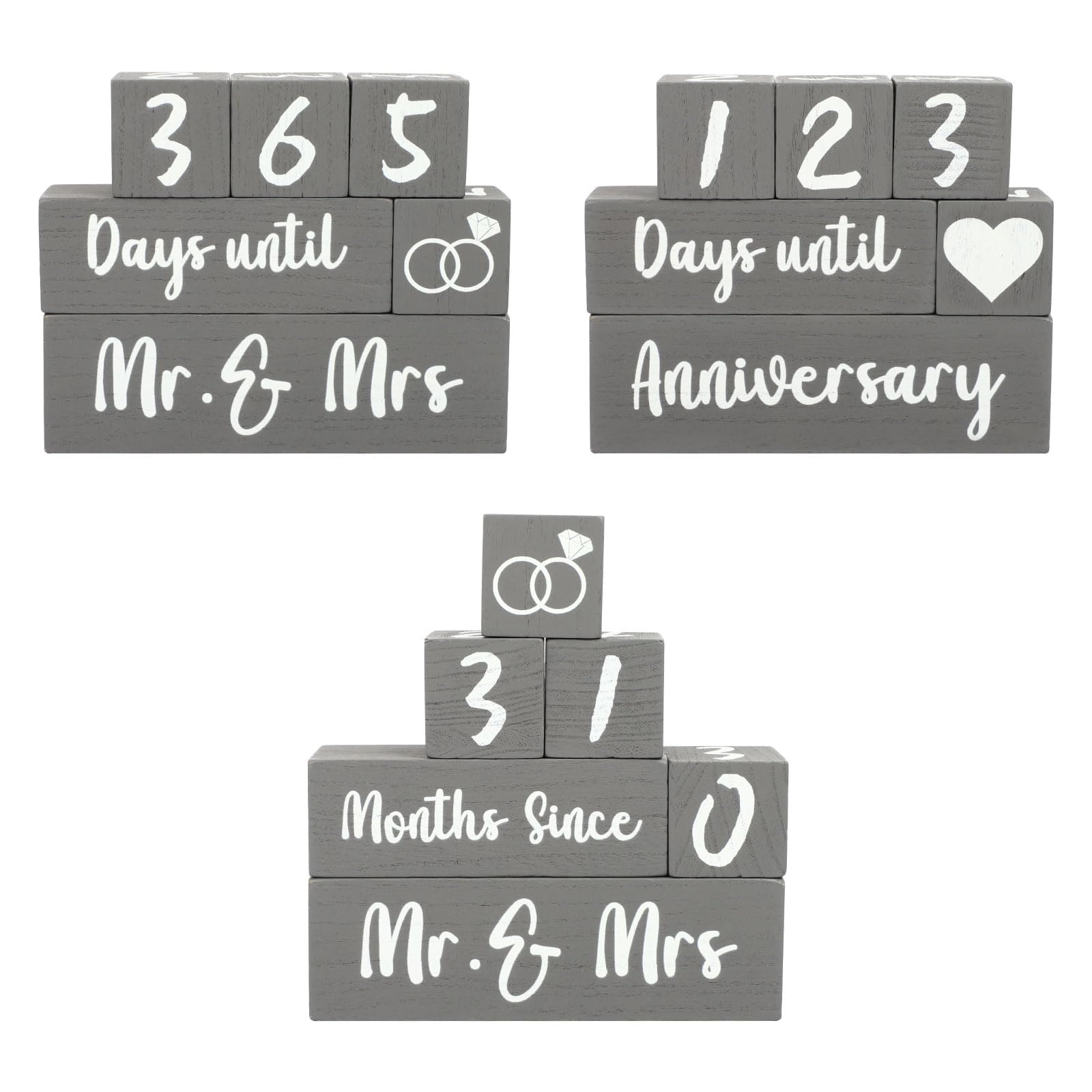 Wedding countdown blocks 60 photos - Vianawedding.com