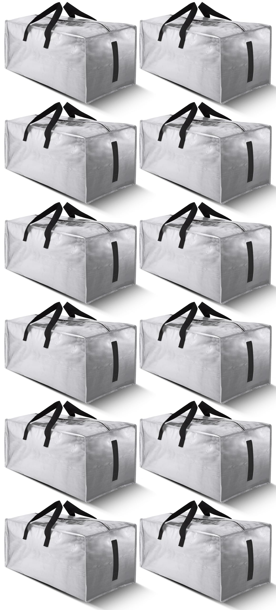 Amazon.com: HOMESURE 12 Pack Large Strong Moving Bags with Zippers ...