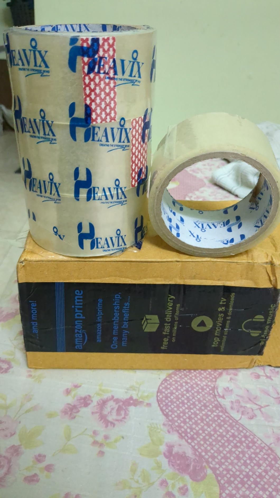 HEAVIX BOPP Packaging & Crafting Transparent Tape For Office ...