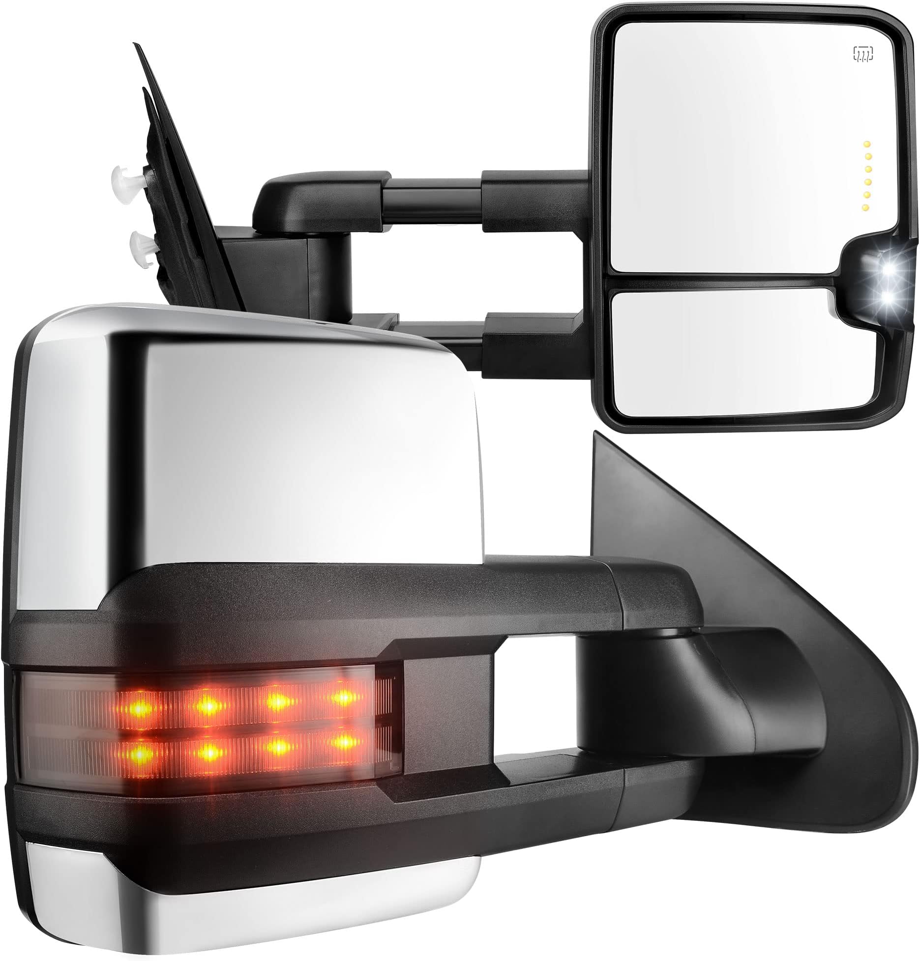 Amazon.com: Towing Mirrors for Chevy GMC 2014-2018 Silverado 1500 ...