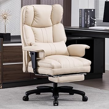 Amazon.com: Big and Tall Office Chair 500lbs Wide Seat Executive Office ...