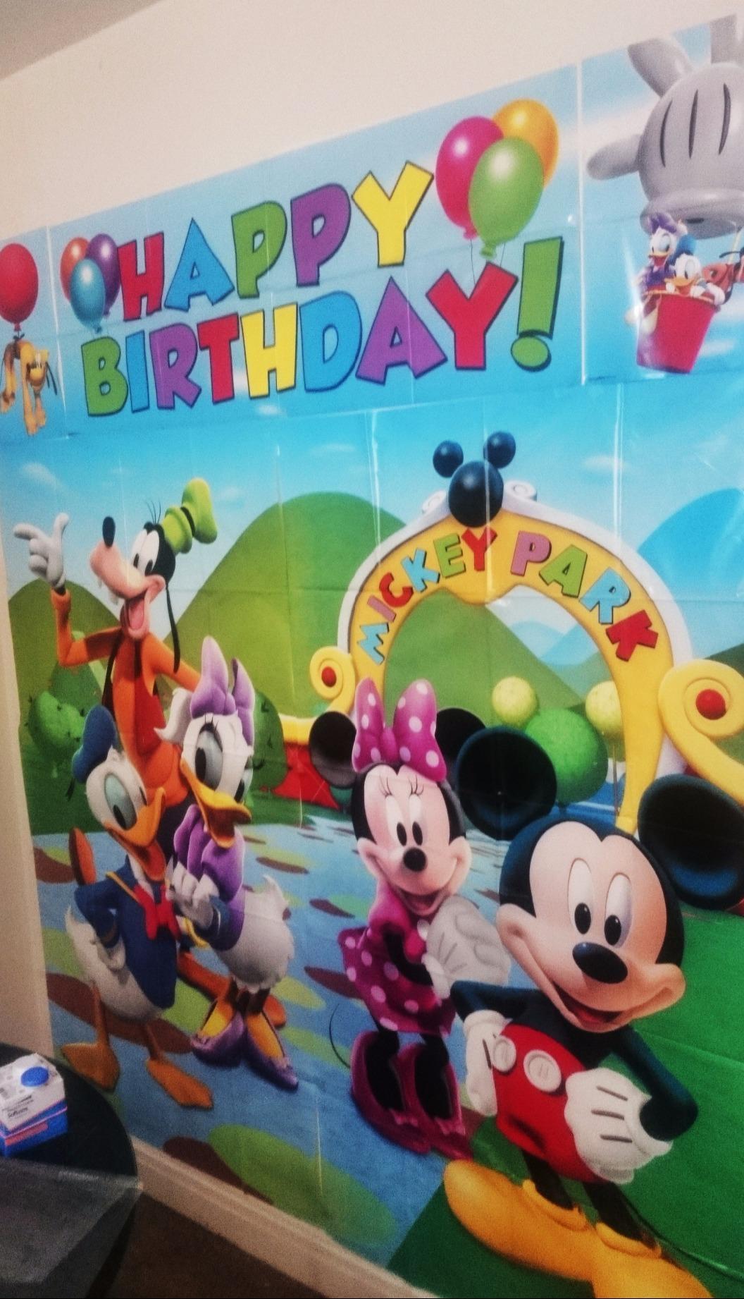 Amscan Mickey Mouse Scene Setter : Amazon.co.uk: Toys & Games