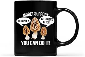 Amazon.com: Solantrapod Funny MOREL SUPPORT - Funny Morel Mushroom Meme ...