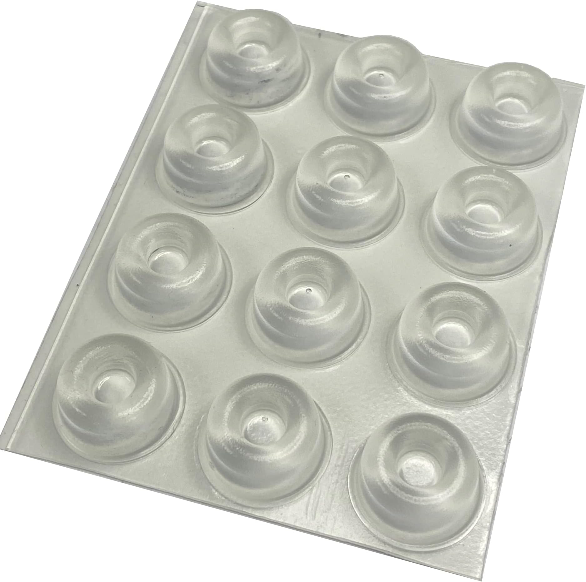 ElectromartUK 4 X SELF ADHESIVE STICK ON RUBBER FEET 21MM X 21MM X 8MM ...