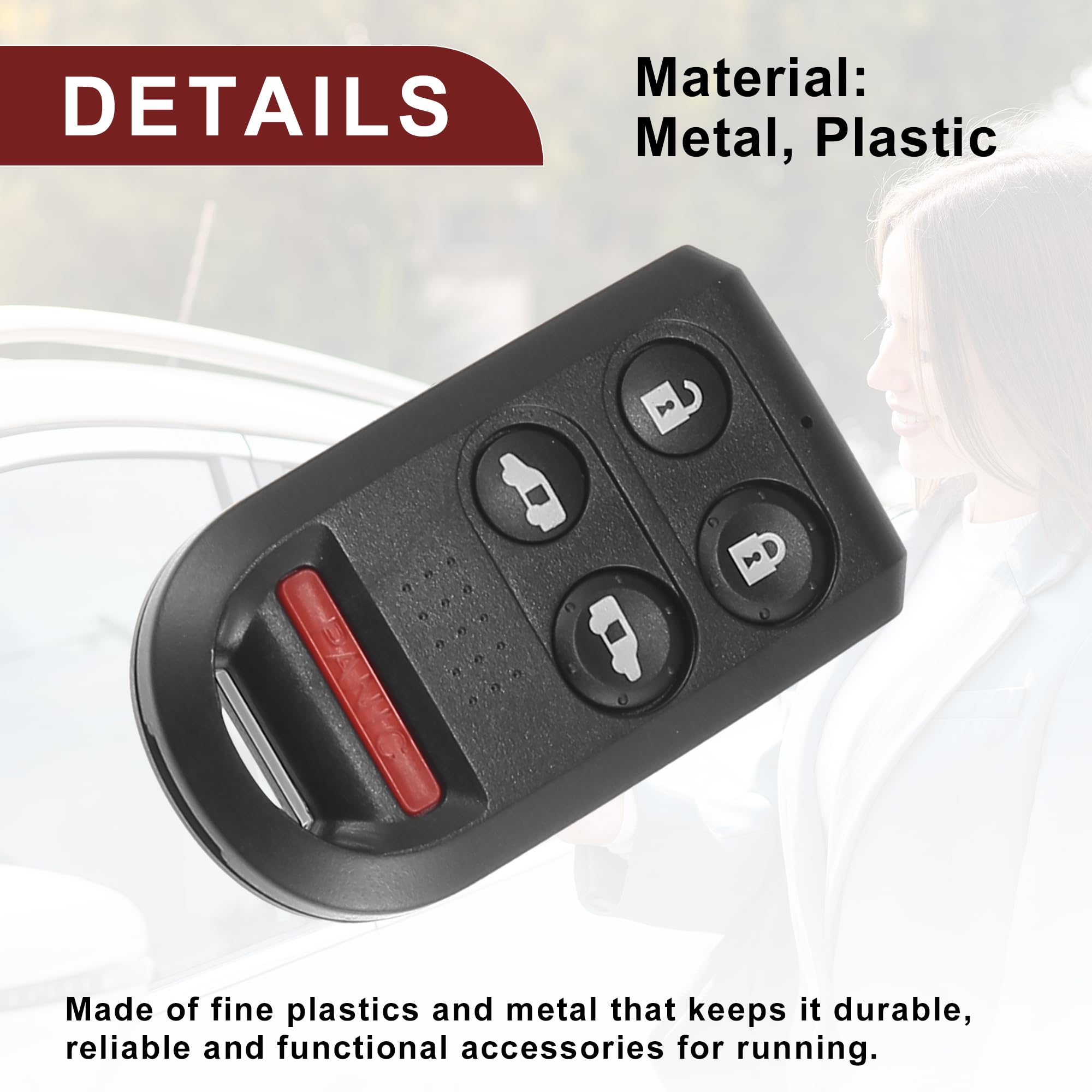 5 Button Remote OUCG8D-399H-A TUCKBOLD Keyless Entry Remote For Honda ...