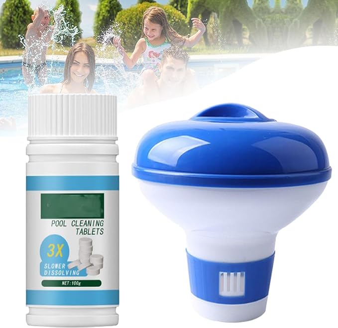 Refreshpool Quick Pool Cleaning Tablet, Pool Chlorine Tablets, Chemical ...