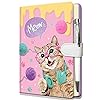Amazon.com: HOMICOZY Cat Diary with Lock and Keys for Girls,Plush ...
