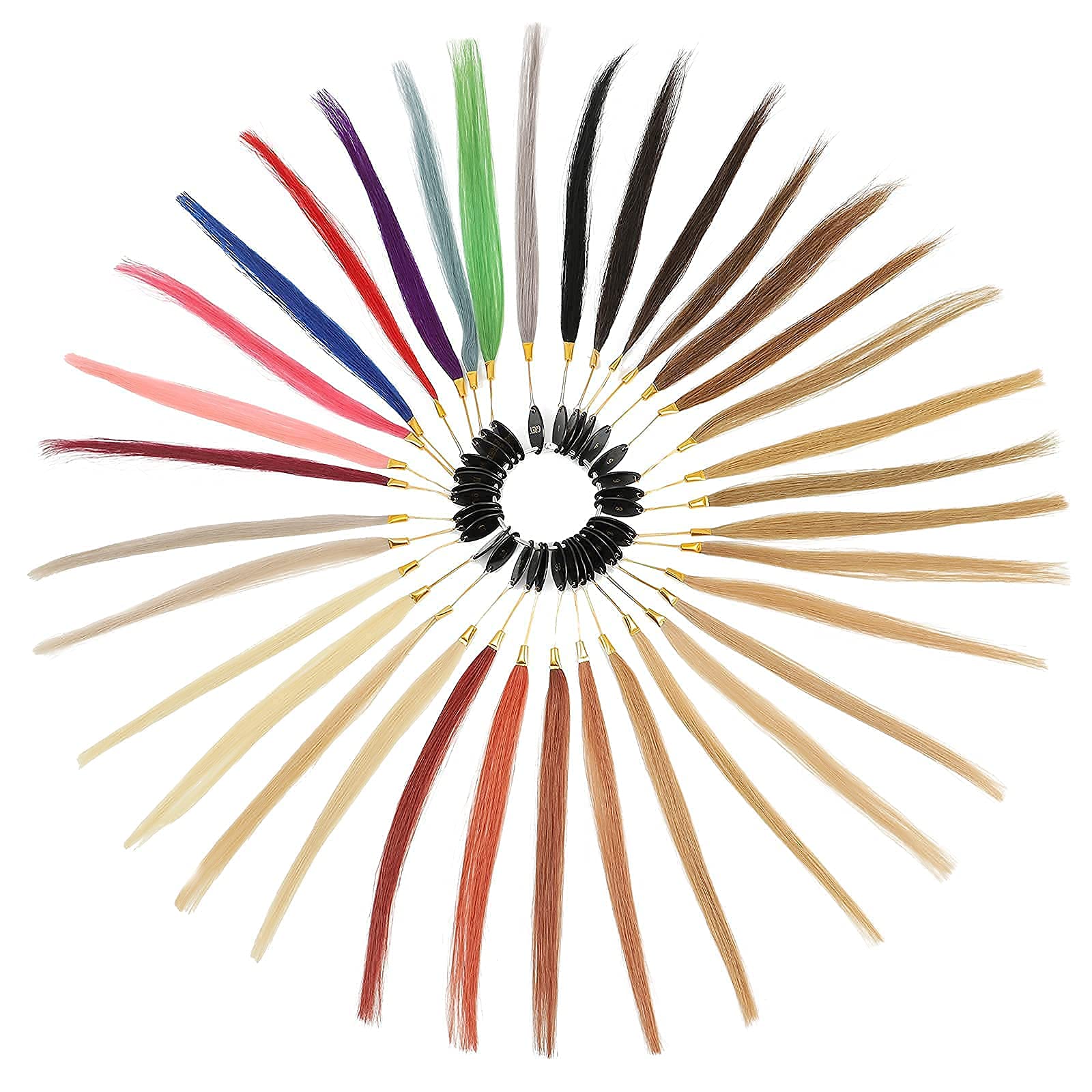 Felek 30 Pack 100 Human Hair Swatches For Testing Color | Desertcart KUWAIT