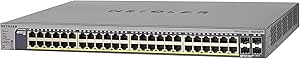 Amazon.com: NETGEAR ProSafe GS752TP Gigabit Smart Switch - Switch ...