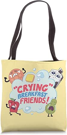 Amazon.com: Steven Universe Crying Breakfast Friends Tote Bag ...