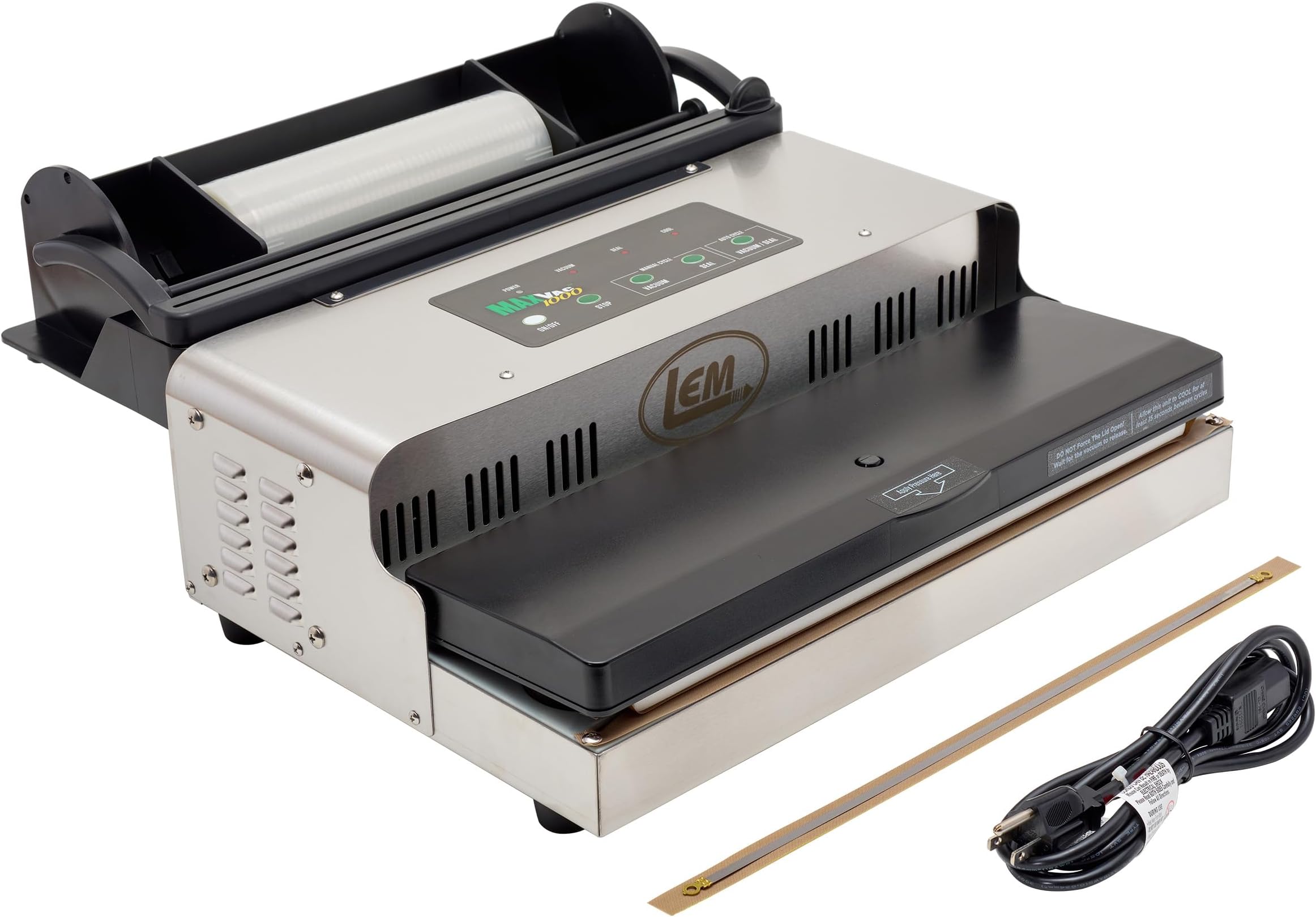 Amazon.com: LEM MaxVac 500 Vacuum Sealer with Bag Holder & Cutter ...
