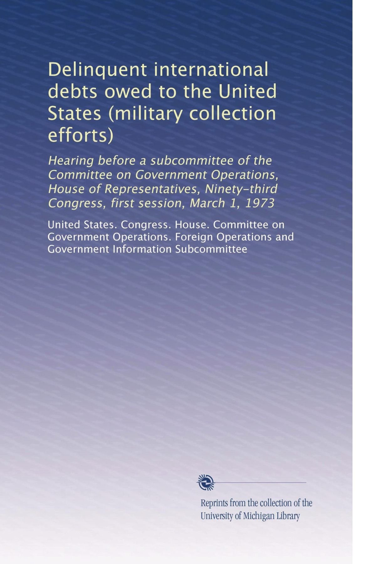 Amazon.com: Delinquent international debts owed to the United States ...