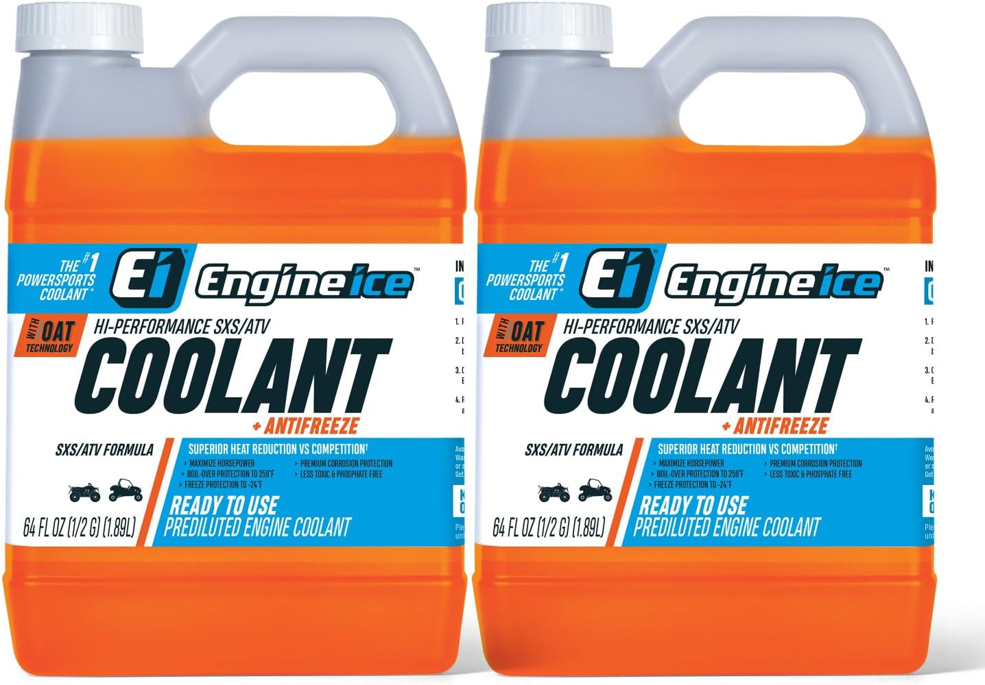 Amazon.com: Engine Ice Hi-Performance SXS/ATV Coolant and Antifreeze, 2 ...