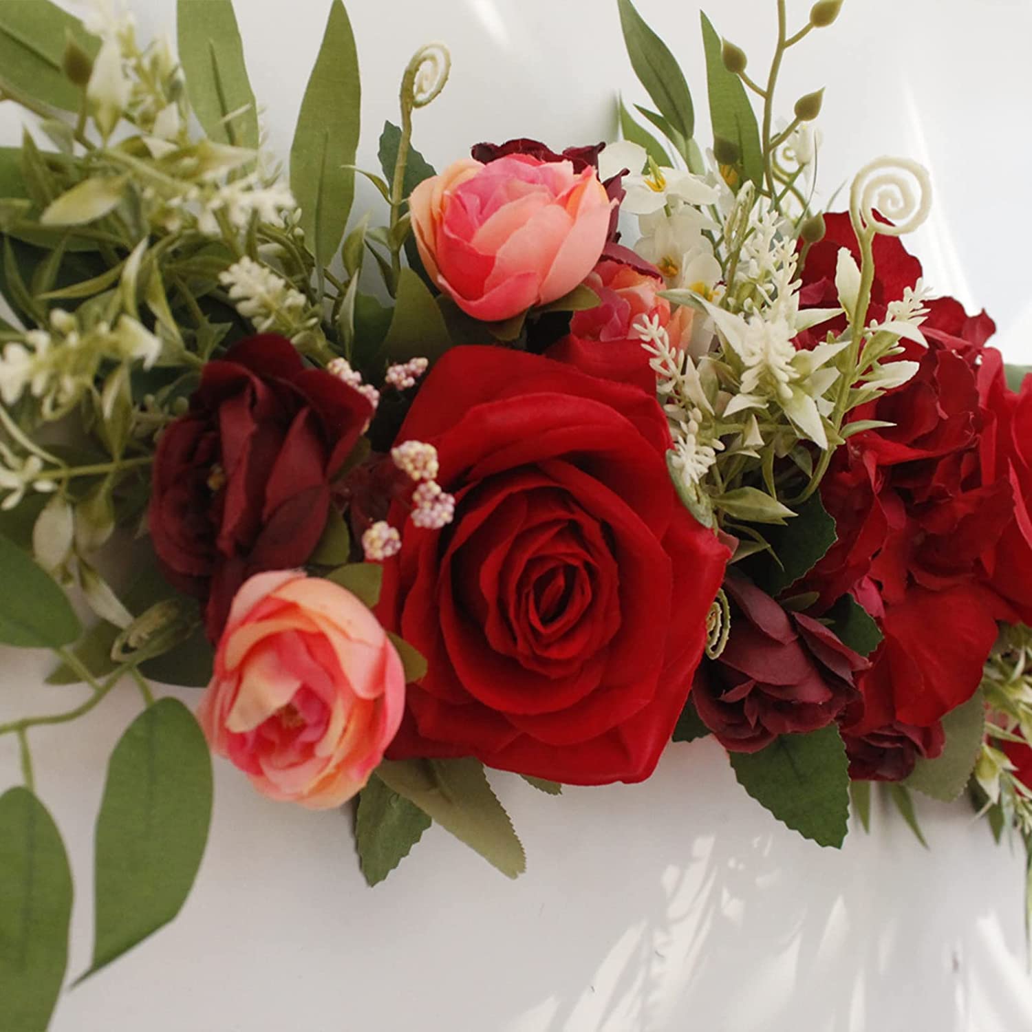 Vintage Wedding Arches With Red Roses Artificial Red Rose Wedding Arch