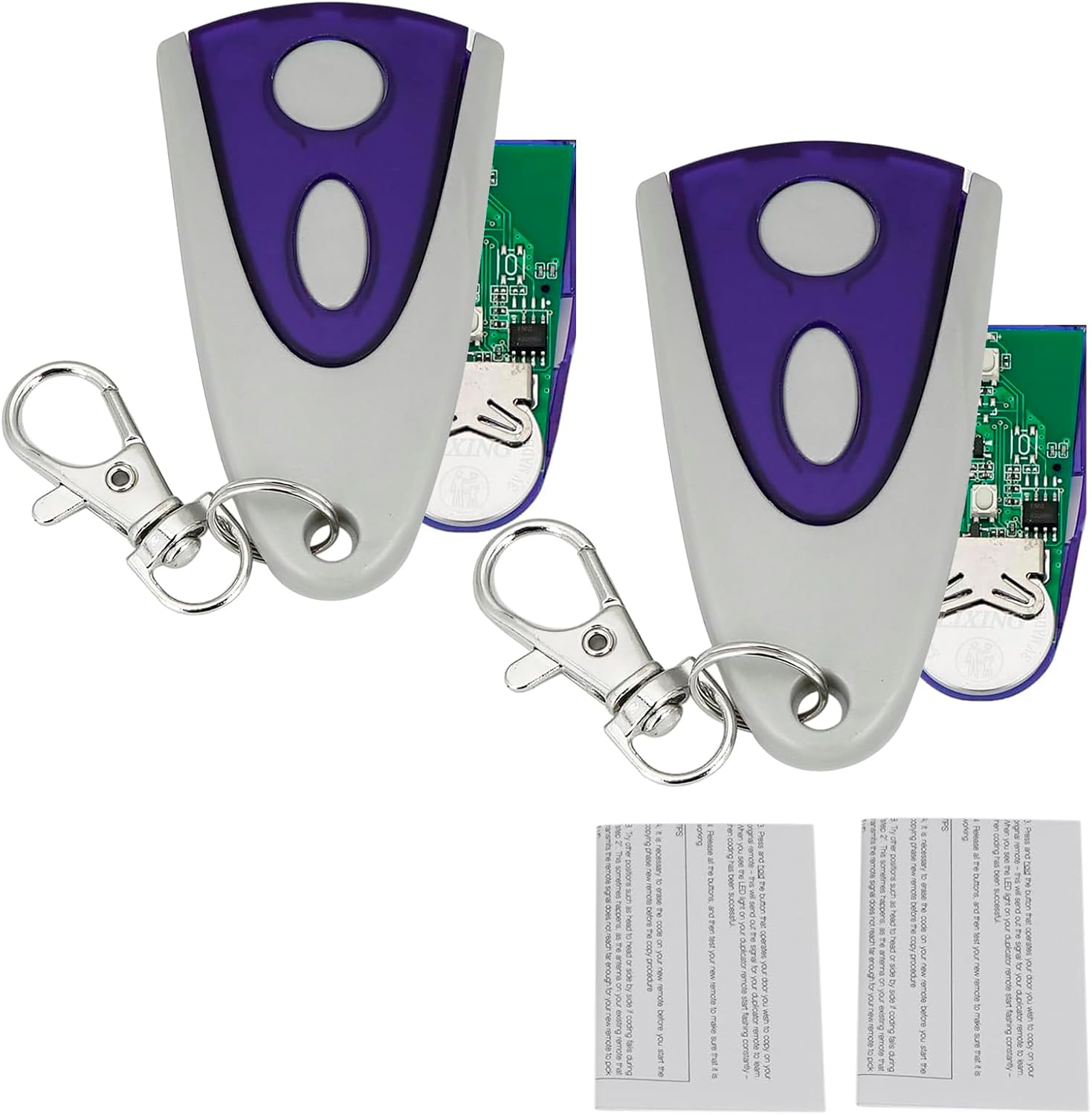 2PCS 433.92MHz Replacement Remote for Novoferm Garage Door & Novotron ...