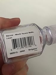 Amazon.com : Nalgene Transparent Lexan Square Storage Bottle 2 oz ...