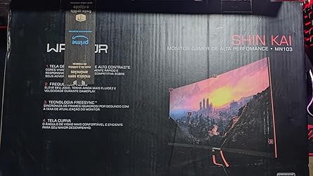 Monitor Gamer Shin Kai 24 Polegadas Curvo 165Hz Warrior – MN103 ...