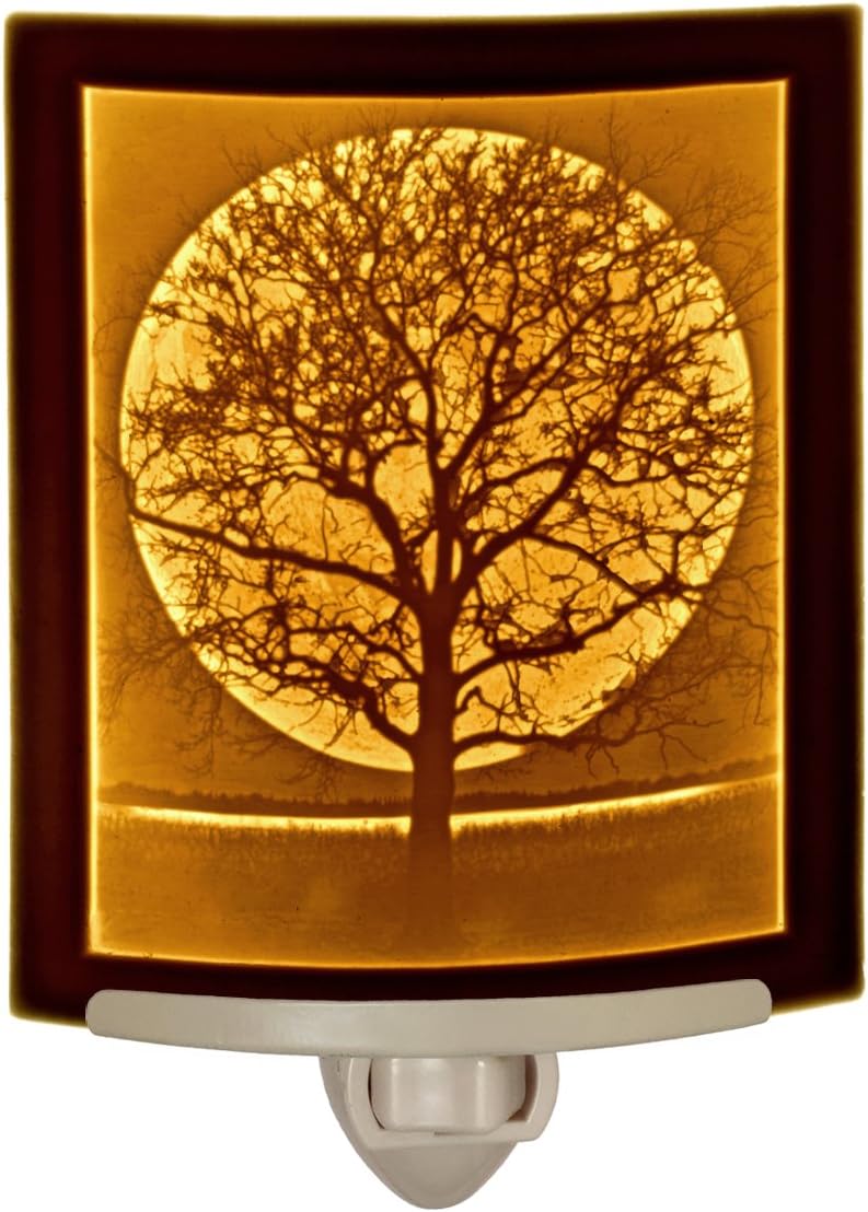 The Porcelain Garden Tree of Life Night Light, Porcelain Lithophane ...
