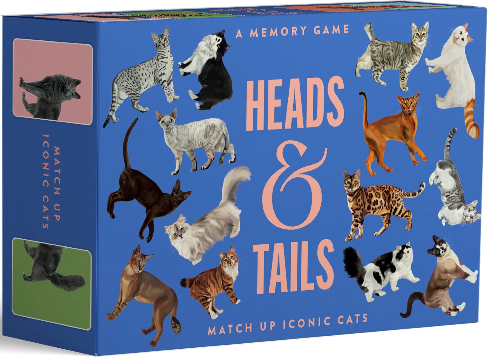 Amazon.com: Heads & Tails: A Cat Memory Game: Match Up Iconic Cats: 9781923049123: Zafra, Marta ...