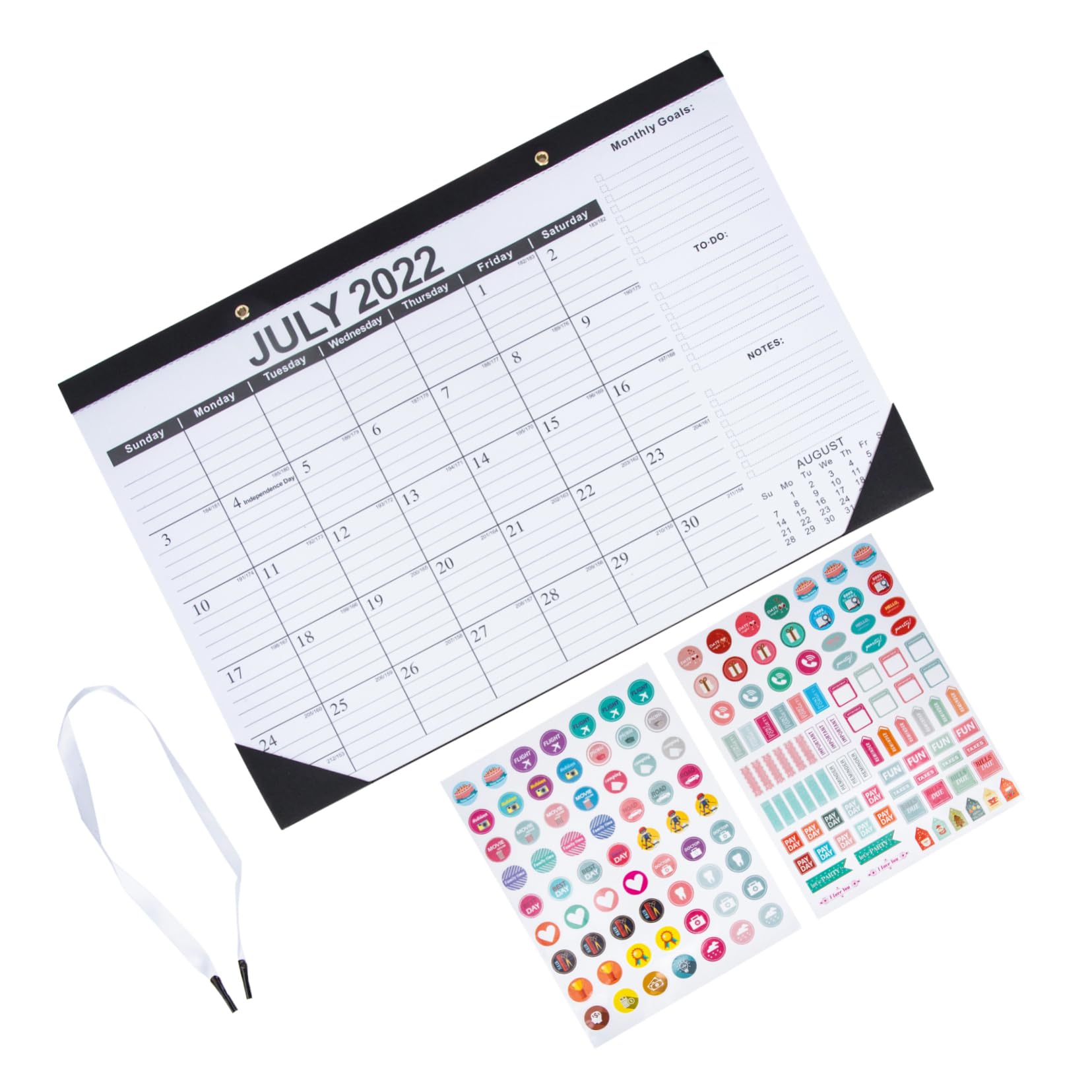 Calendar 2022 Black And White