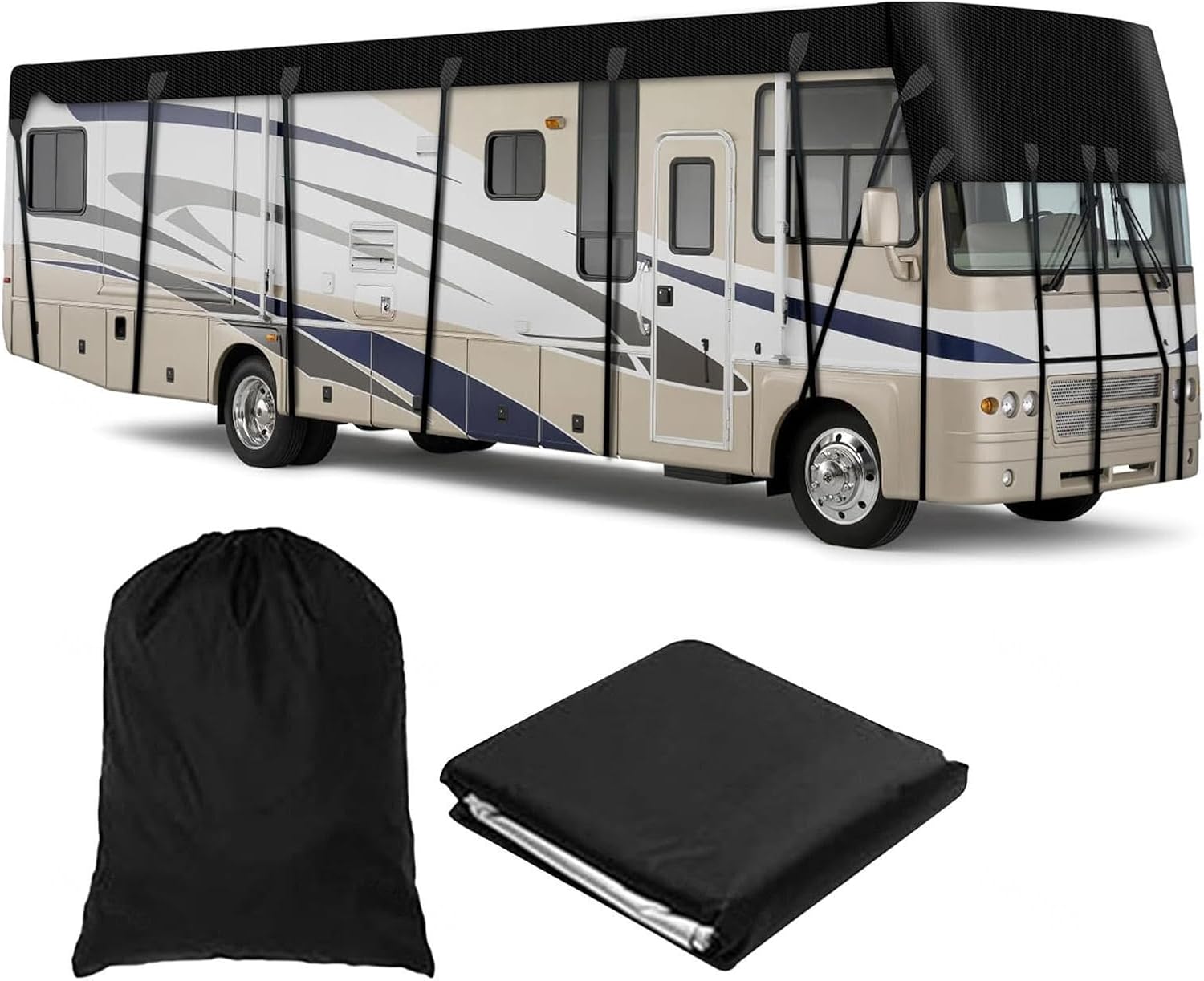 Amazon.com: RRRYYYZZ Rv Covers for Roof Only 210D Oxford Cloth Travel ...