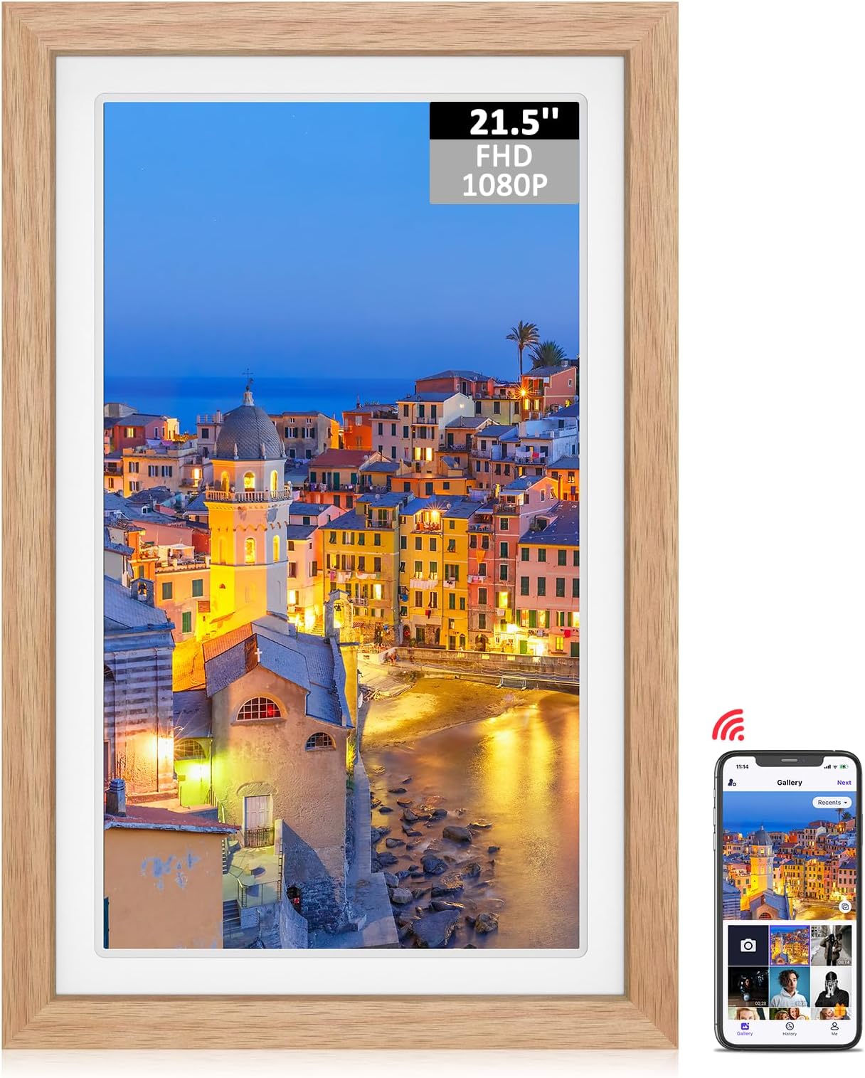 Amazon.com : Uhale 21.5" Large Digital Picture Frame with Remote ...