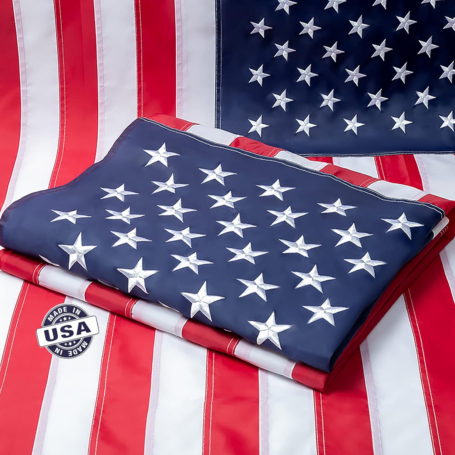 Amazon.com : American Flag, 100% Made in the USA American Flag 3x5 FT ...