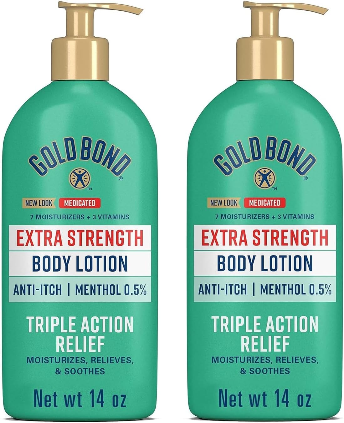 Amazon.com : Gold Bond Medicated Body Lotion Extra Strength, Aloe Vera ...