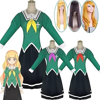 Amazon.co.jp: My Yuri is your work! Cosplay Costume, Wig, Yome Shiraki ...