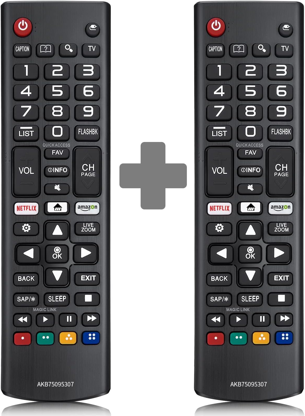 Amazon.com: AKB75375604 Universal Remote Compatible with All LG Smart ...
