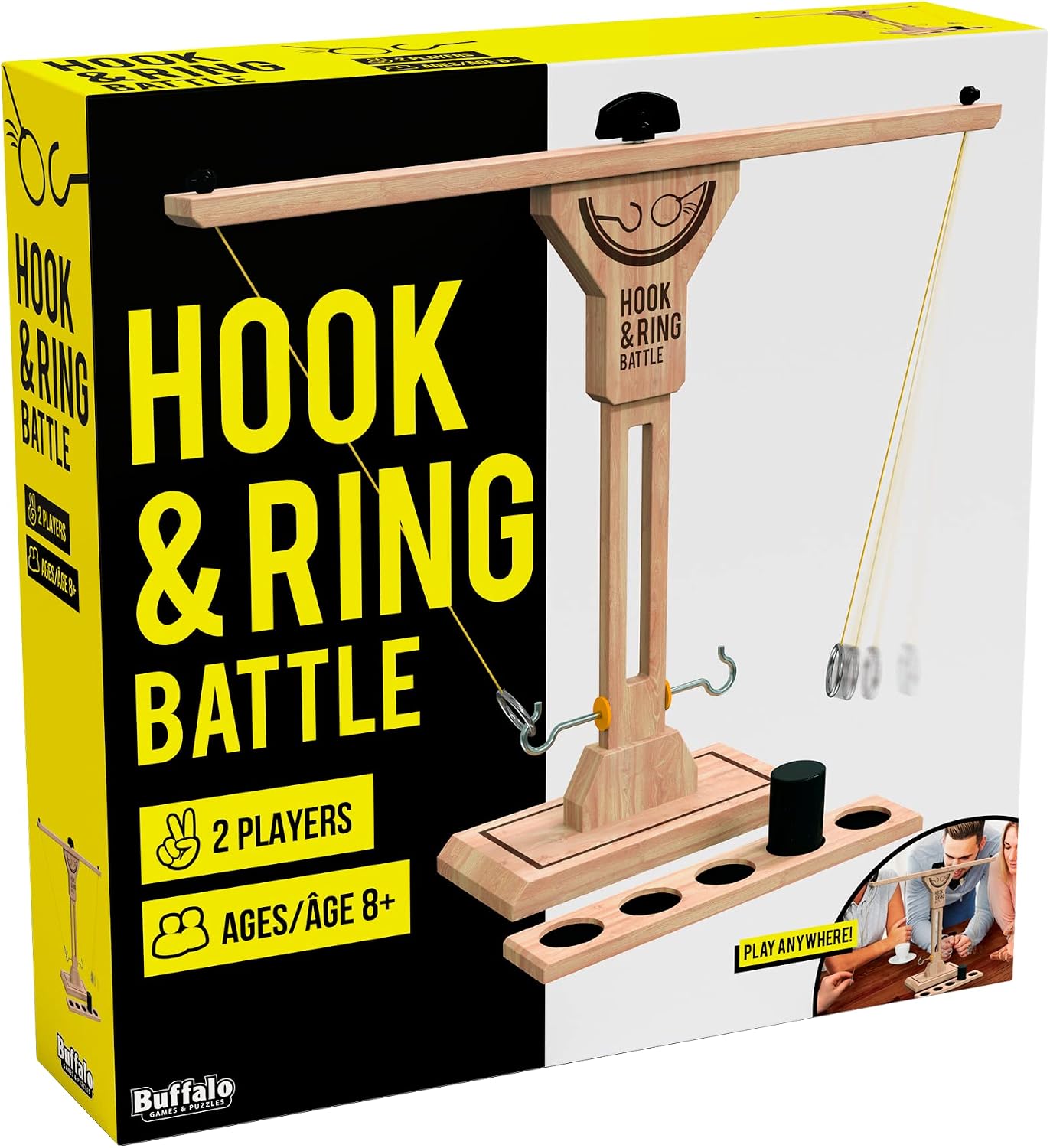 Amazon.com: Buffalo Games - Hook and Ring Battle - Ultimate Fast Paced ...