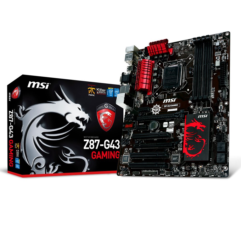 MSI Computer Corp. ATX DDR3 2000 LGA 1150 Motherboards Z87-G43 GAMING ...