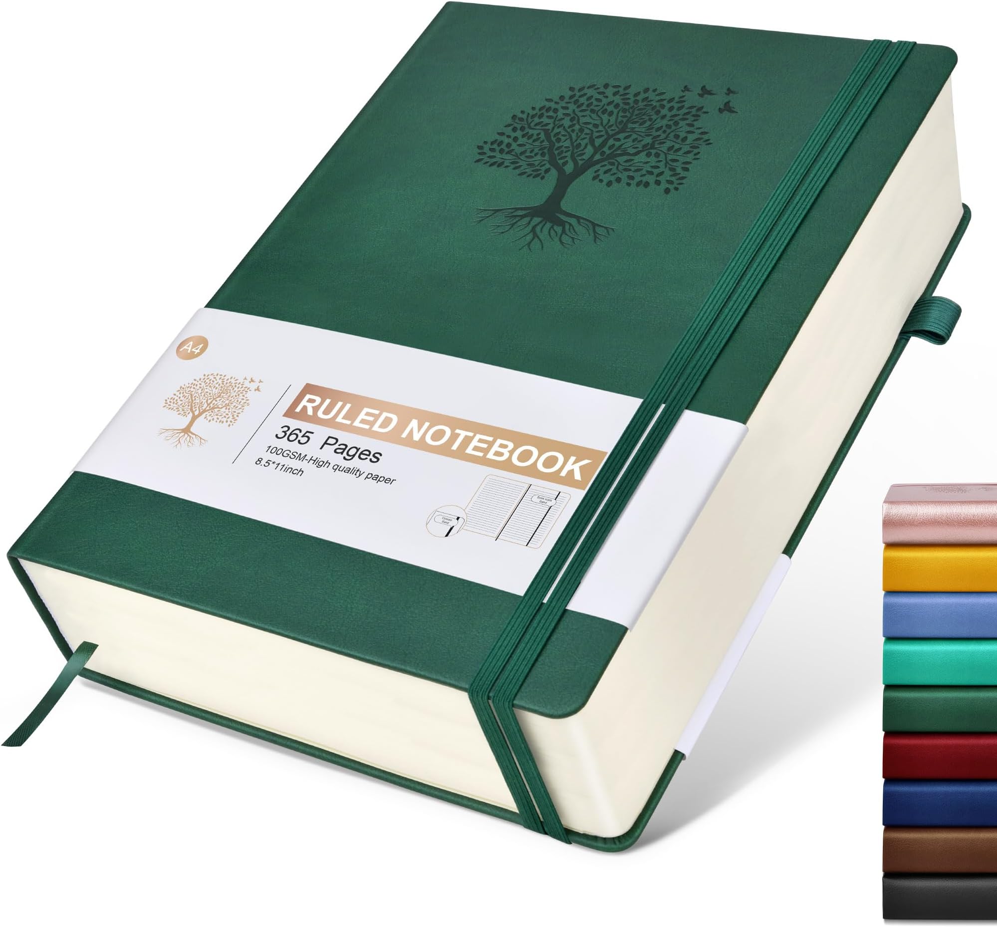 Amazon.com : Lined Journal Notebook, 365 Pages A4 Large Journals for ...